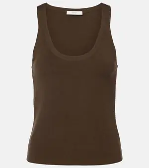 Vince Knitted Tank Top - Brown