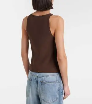 Vince Knitted Tank Top - Brown