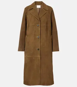 Vince Suede Coat - Brown