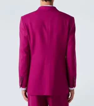 TOM FORD Wool Twill Suit Jacket - Pink