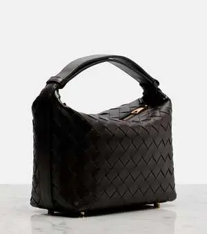 Bottega Veneta Wallace Mini Leather Tote - Brown