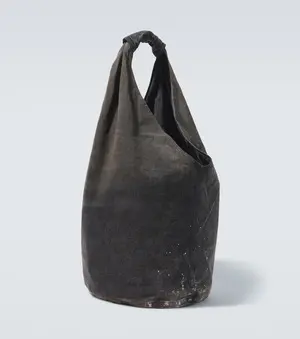 Our Legacy Drip Denim Shoulder Bag - Blue