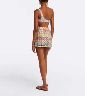 Missoni Zigzag Lamé Shorts - Multicoloured