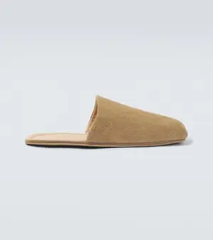 Our Legacy Cigarr Suede Mules - Beige