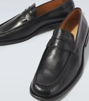 Our Legacy Light Leather Penny Loafers