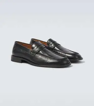 Our Legacy Light Leather Penny Loafers
