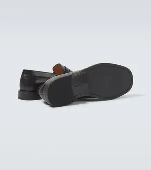 Our Legacy Light Leather Penny Loafers