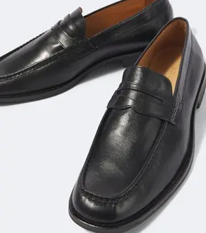 Our Legacy Light Leather Penny Loafers