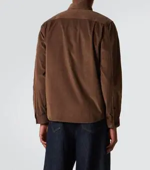 Stone Island Compass Cotton Corduroy Overshirt