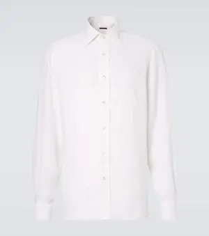 Rubinacci Linen Shirt - White