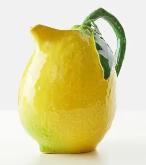 BORDALLO PINHEIRO Lemon Earthenware Pitcher