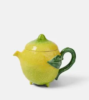 BORDALLO PINHEIRO Lemon Ceramic Teapot