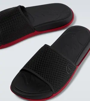 CHRISTIAN LOUBOUTIN Easy Breezy Slides - Black