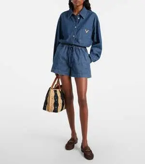 Valentino Garavani Denim Shorts