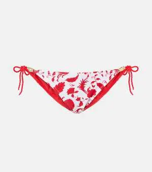 Heidi Klein Evia Reversible Bikini Bottoms - White