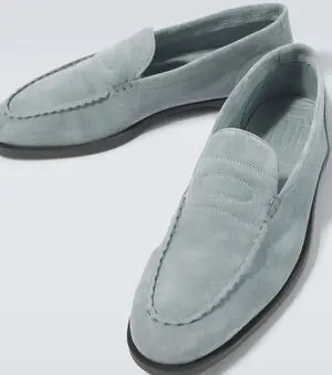 John Lobb Pace Suede Loafers