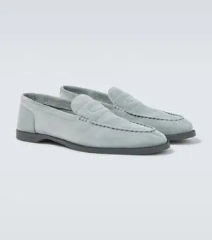 John Lobb Pace Suede Loafers
