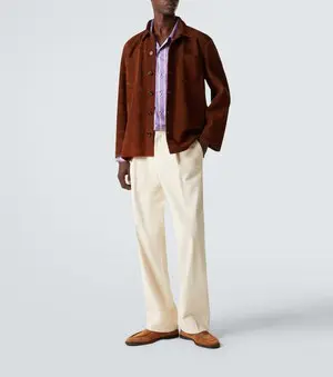 John Lobb Pace Suede Loafers - Brown