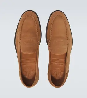 John Lobb Pace Suede Loafers - Brown