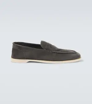 John Lobb Textured Loafers For Men