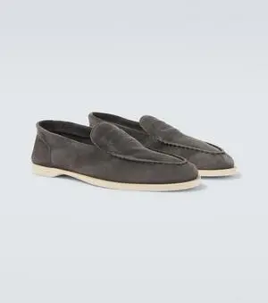 John Lobb Pace Suede Loafers