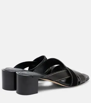 TOD'S 55 Leather Mules