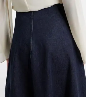 Altuzarra Varda Denim Midi Skirt