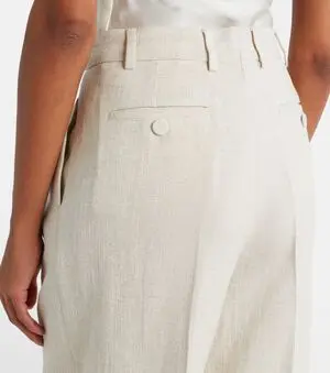 Altuzarra Dash Cropped Barrel-leg Pants - Beige