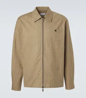 Burberry Check Cotton Jacket - Beige