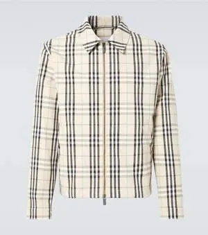 Burberry Check Cotton Jacket - Multicoloured