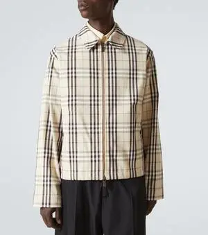 Burberry Check Cotton Jacket - Multicoloured