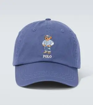 Polo Ralph Lauren Polo Bear Cotton Twill Baseball Cap - Blue