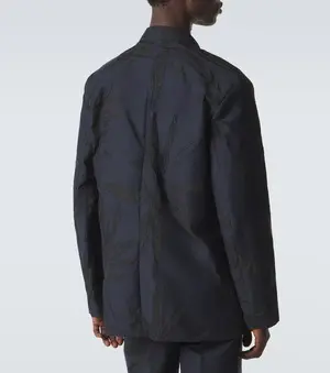 Dries Van Noten Cotton-blend Jacquard Blazer