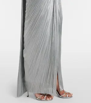 MARIA LUCIA HOHAN Susie Silk Tulle Gown - Silver