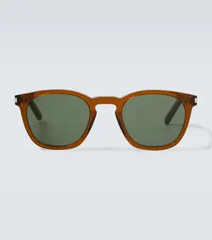 Saint Laurent Sl 28 Round Sunglasses - Brown