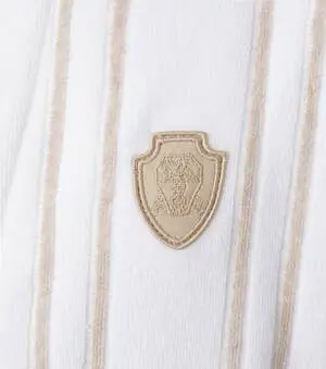 Brunello Cucinelli Striped Cotton Terry Bathrobe
