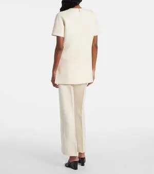 Loro Piana Irina Wool And Silk T-shirt