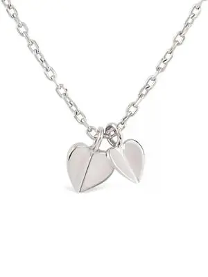 DINNY HALL Bijou Folded Heart Duo Pendant