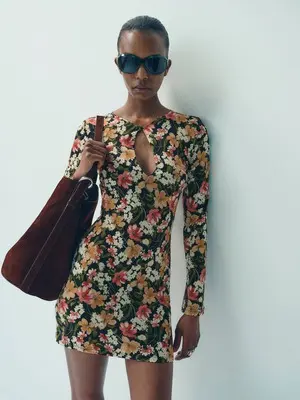 REFORMATION Piper Knit Mini Dress