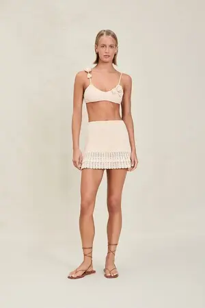 Devon Windsor Wrenn Skirt - White