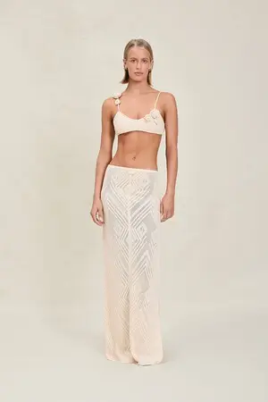 Devon Windsor Vie Skirt - White