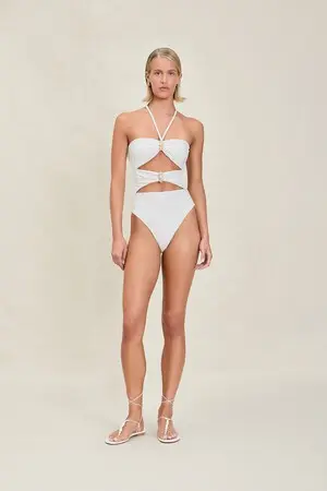 Devon Windsor Isla Full-piece - White
