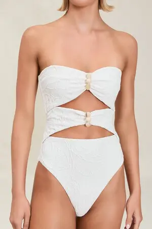 Devon Windsor Isla Full-piece - White