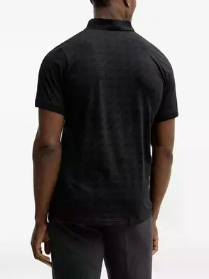 Karl Lagerfeld Printed Appliqué-detail Polo Shirt