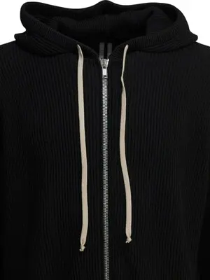 Rick Owens Wool Zip-up Hoodie