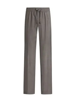 Dolce & Gabbana Wool Jogging Trousers - Grey