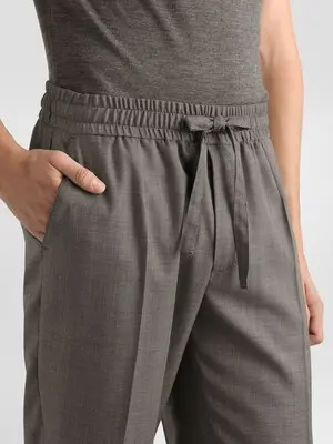 Dolce & Gabbana Wool Jogging Trousers - Grey