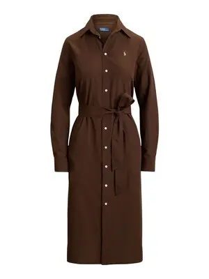 Polo Ralph Lauren Dress With Belt - Brown