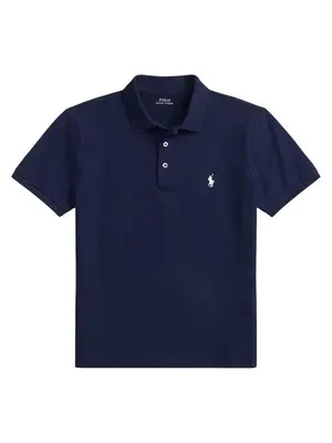 Polo Ralph Lauren Slim Fit Stretch Mesh Polo - Blue