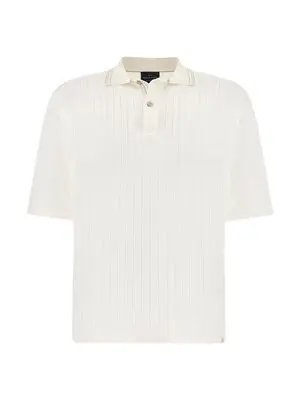 Paul & Shark Superlight Feather Cotton Polo Shirt - White